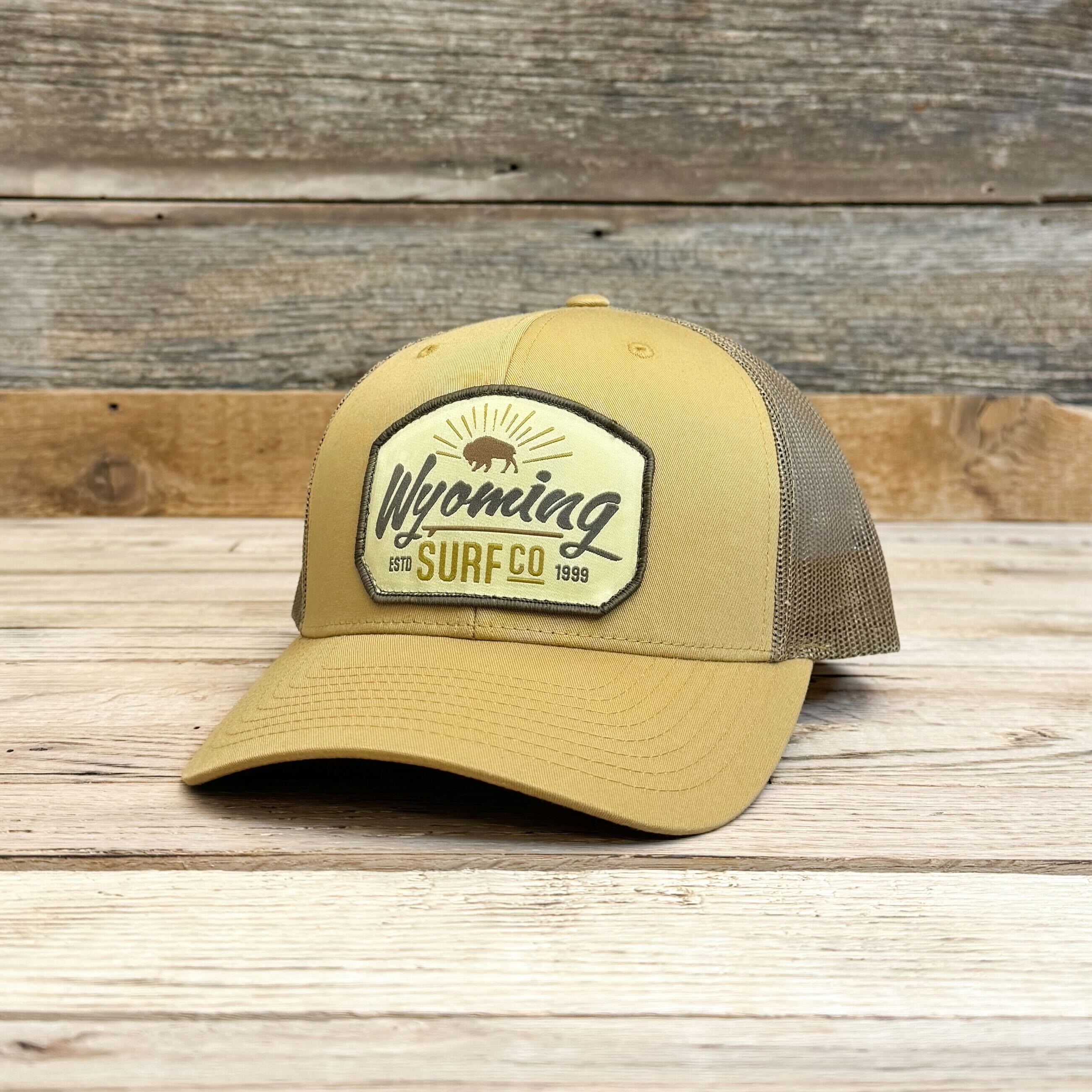 Surf Wyoming® Surf Co. 1999 Patch Trucker - Amber Gold